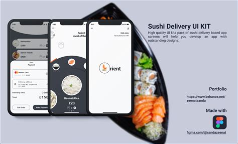 sushi mobile app figma