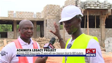 Achimota 2000 Group Marks 25 Years With A New Classroom Block For 800