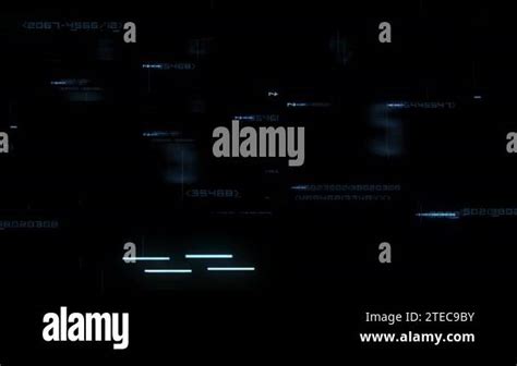 Technology Glitch Background Numbers And Code Animated Tech Malfunction And Computer Failure