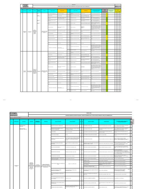 Como Hacer Una Matriz Iperc Pdf Residuos Impresora Computación
