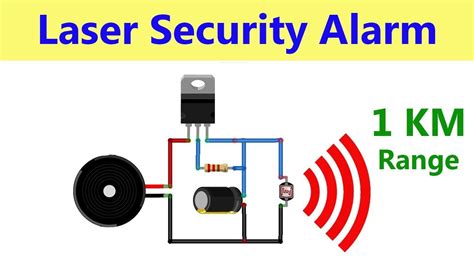 How To Make Laser Security Theft Alarm Using Scr 1 Km Range Electronic Circuit Projects How To Make Laser Security Theft Alarm Using Scr 1 Km Range Electronic Circuit Projects