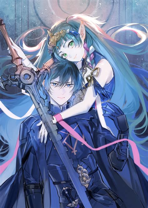 Byleth Byleth And Sothis Fire Emblem And 1 More Drawn By Umouuser