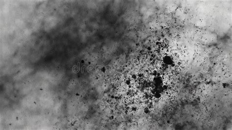 Microscopic View Of Collected Soot Particles From Factory Emissions