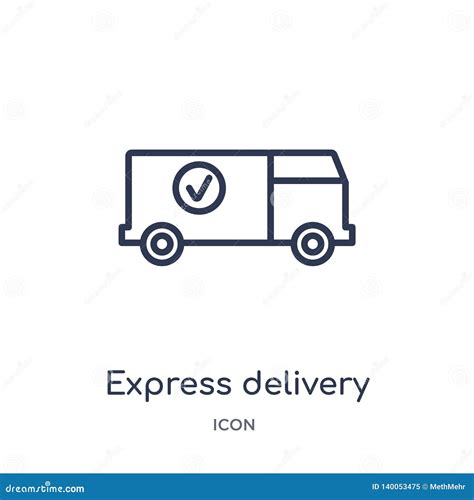 Linear Express Delivery Icon From Delivery And Logistic Outline Collection Thin Line Express