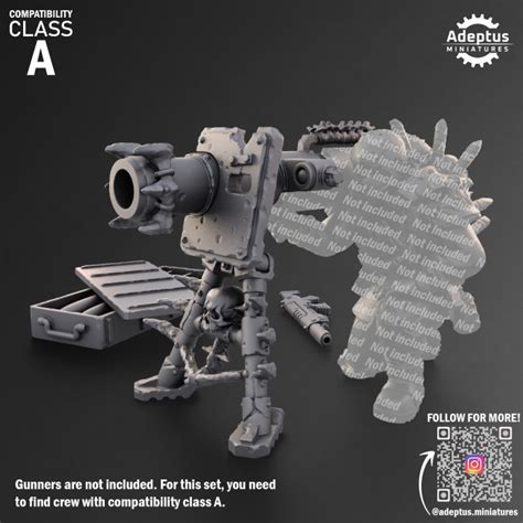 3d Printable Heavy Weapons Design Option 1 Renegades And Heretics