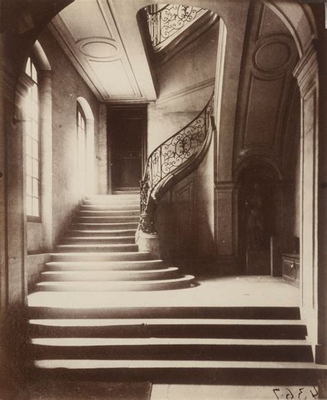 Eugène Atget 1857 1927 Escalier Hotel Du Marquis De Lagrange 4 Rue De