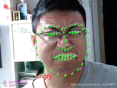 Pythonopencvdlib实现人脸检测与表情识别ai剑客的博客 Csdn博客dlib表情识别
