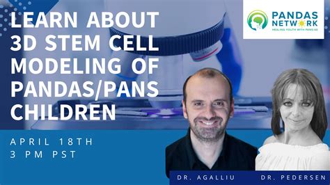 3D Stem Cell Model Webinar Sign Up PANDAS Network