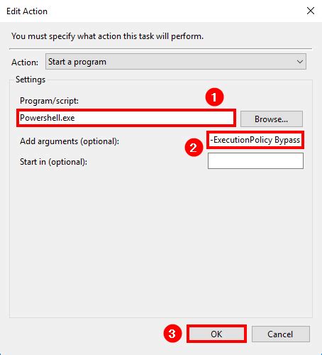 Powershell Executionpolicy Bypass Aufgabenplanung