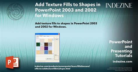 Add Texture Fills To Shapes In PowerPoint And For Windows