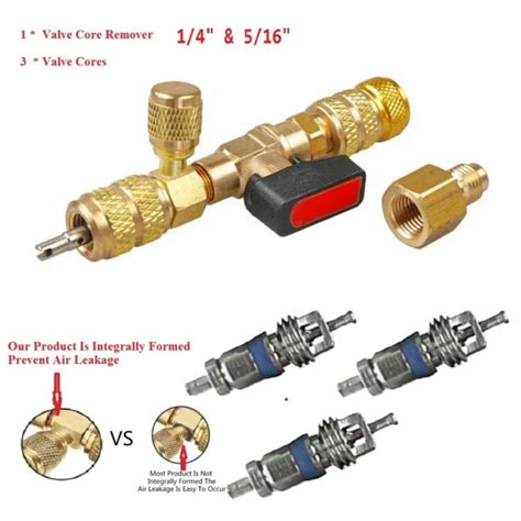 4x Outil Dinstallation De Port De 516 Et 14 De Dissolvant De Noyau De