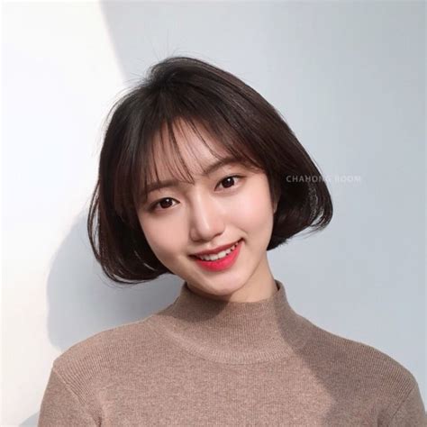셀프단발 보니펌 앞머리 자르기 볼륨 살리는 법 차홍룸 박찬영 네이버 블로그