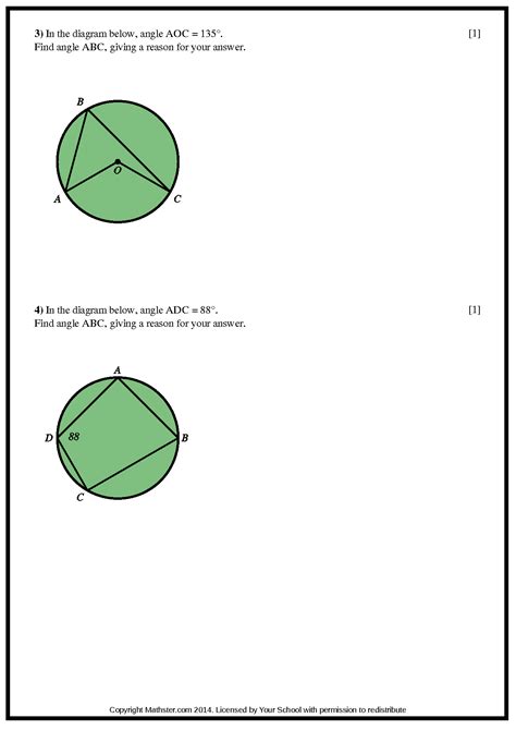SOLUTION Circle Theorems Revision Notes Studypool