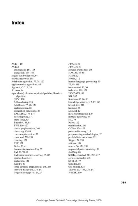 Index The Text Mining Handbook