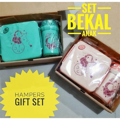 Jual Hampers T Set Kotak Makan Satu Set Motif Planet Kd 46156