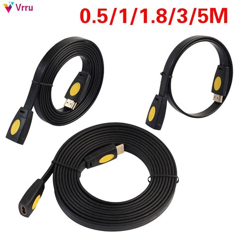 Hdmi Extension Cable Male To Female M M M M M Hdmi K D V Hdmi Extended Cable For
