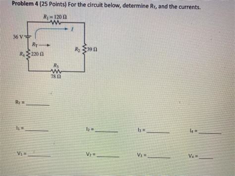 solved problem 4 25 points for the circuit below