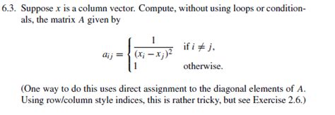 Solved Suppose X Is A Column Vector Compute Without Using