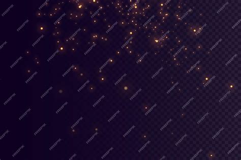 별 반짝이와 벡터 빛입니다 마법의 효과 조명 효과의 배경입니다크리스마스 먼지입니다 프리미엄 벡터