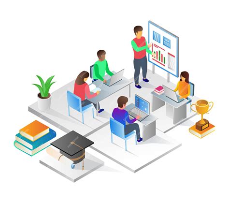 Premium Vector Classroom Teaching And Learning Activities