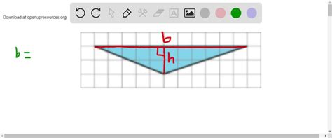SOLVED A Identify A Base And A Corresponding Height That Can Be Used To Find The Area Of This