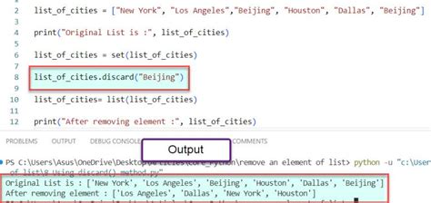 How To Remove An Element From A List In Python
