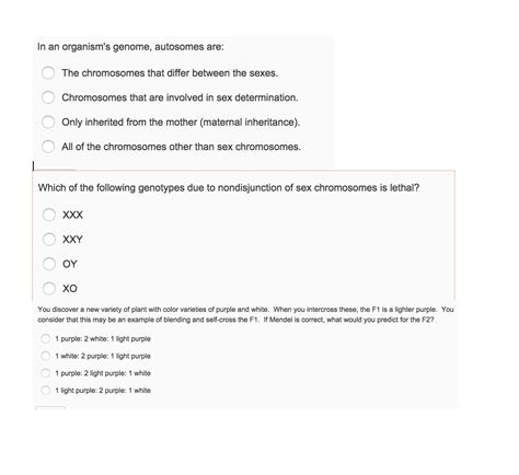 Solved In An Organisms Genome Autosomes Are The