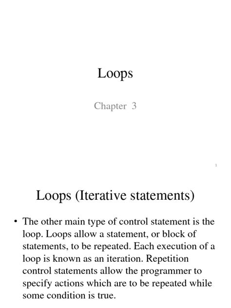 03 Loops Pdf