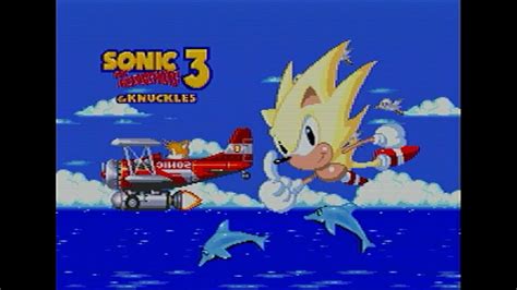 바람돌이 소닉 3and소닉과 너클스 소닉and테일즈 노미스 진엔딩 올클리어 컴포지트 출력 Youtube