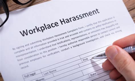 Workplace Harassment Complaint Form Hr Insider