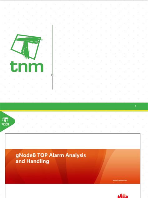 Gnodeb Top Alarm Analysis And Handling Pdf
