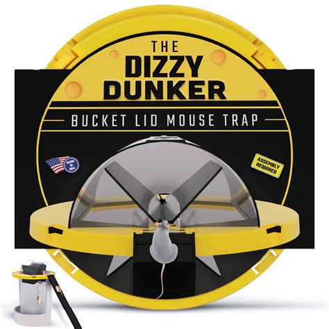 Dizzy Dunker Bucket Lid Mouse Trap Made In Usa Rinnetraps