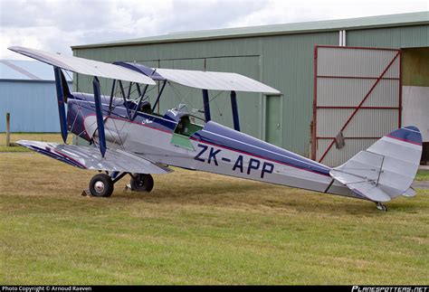 Zk App Private De Havilland Dh82 Tiger Moth Photo By Arnoud Raeven Id 194567