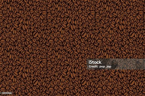 커피 콩 원활한 패턴 커피 제조 카페 및 레스토랑을 위한 현실적인 커피 원두의 벡터 그림 커피에 대한 스톡 벡터 아트 및 기타 이미지 Istock