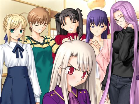 Saber Rin Tohsaka Sakura Matou Rider Illyasviel Von Einzbern