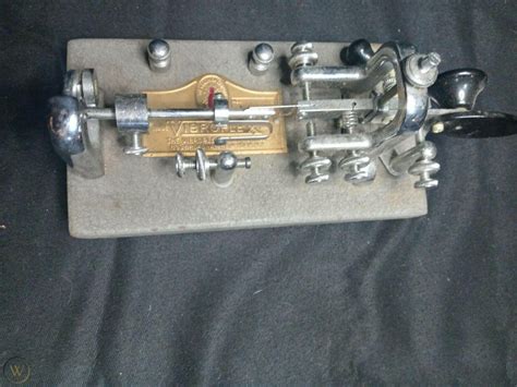 Vintage Vibroplex Bug Telegraph Key 241320 Morse Code Original 3921160388