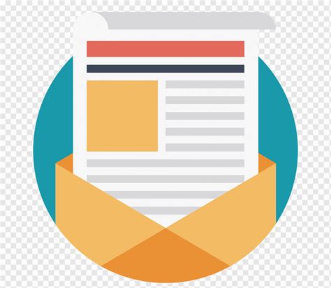 뉴스 레터 로고 출판 정보 마케팅 이메일 주황색 심벌 마크 다른 사람 Png Pngwing