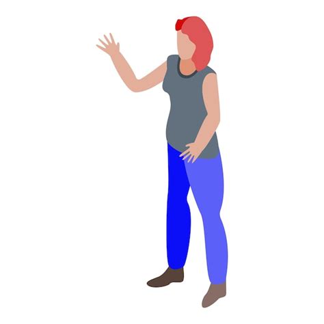 Premium Vector Party Lgbt Woman Icon Isometric Of Party Lgbt Woman