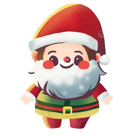 Cartoon Cute Santa Claus Christmas Santa Christmas Cartoon Png