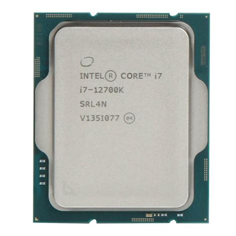 Intel Core I7 12700k Desktop 12th Gen Processor Lga1700 12 Cores 8p 4e 20 Threads Up To 5 0