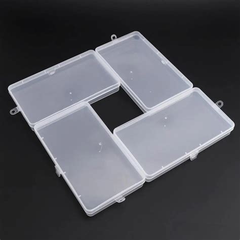 4 шт прозрачный пластиковый ящик для хранения аппаратные средства ящик для инструментов