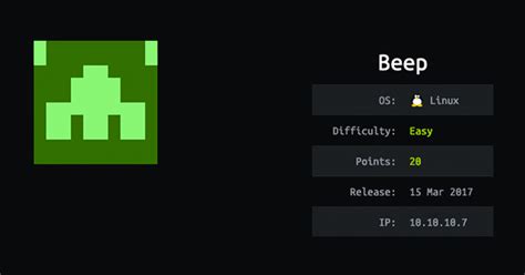 Beep Hackthebox Oscp Series Spenges Cybersecurity Blog