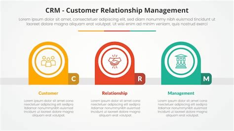 Premium Vector Crm Customer Relationship Management Infographic