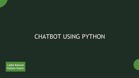 pythonprogramming aichatbot nlp python project aiinsights