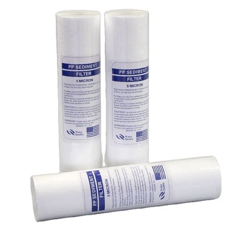 5 Micron 10inch Pp Water Filter Cartridge Sediment Element For Ro Water