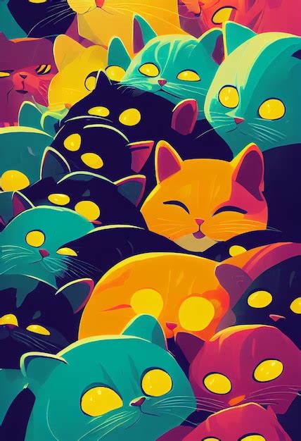Grafics Cat Wallpaper