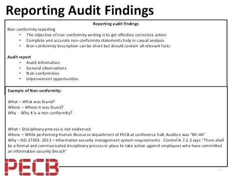 Audit Findings Report Template 4 Templates Example Templates Example Security Audit