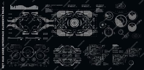 Interface Utilisateur Tactile Graphique Virtuelle Hud Futuriste