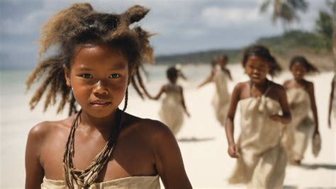 Madagascar Girls By The Beach Playing And Relaxing In The … Flickr