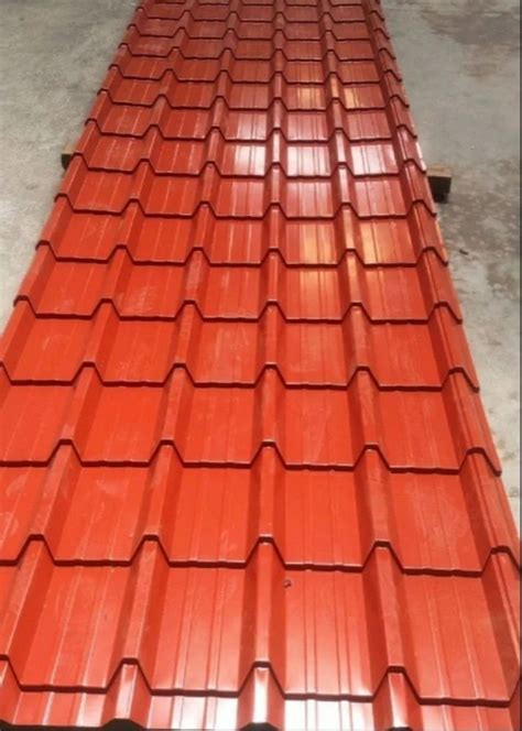 Steel Tile Profile Roof Sheet At ₹ 65sq Ft Taloja Raigad Id